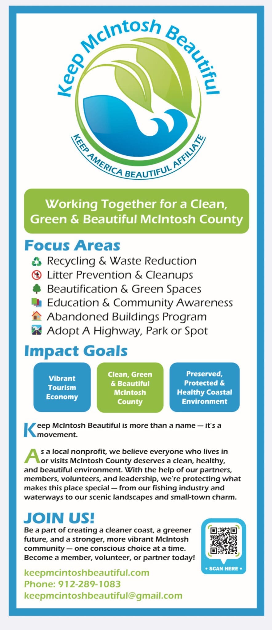 KMB November 25 Newsletter – Keep McIntosh Beautiful